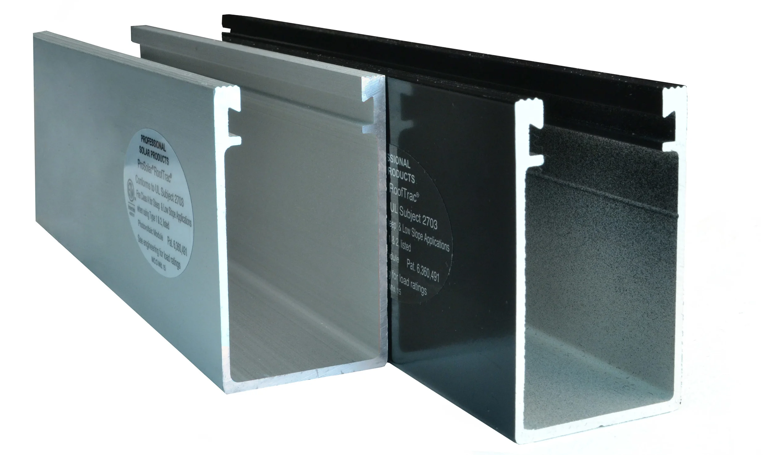 Rail Specs- ProSolar® RoofTrac® Rail Technical Specifications — ProSolar