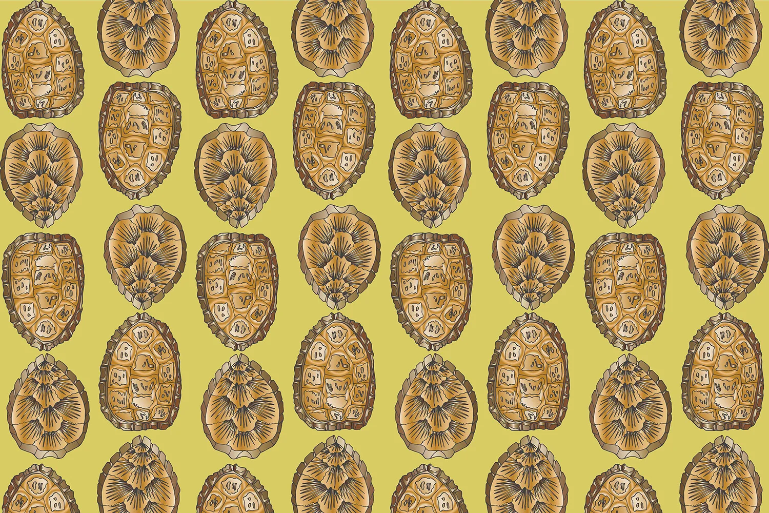 Turtle Shell Pattern Wallpaper
