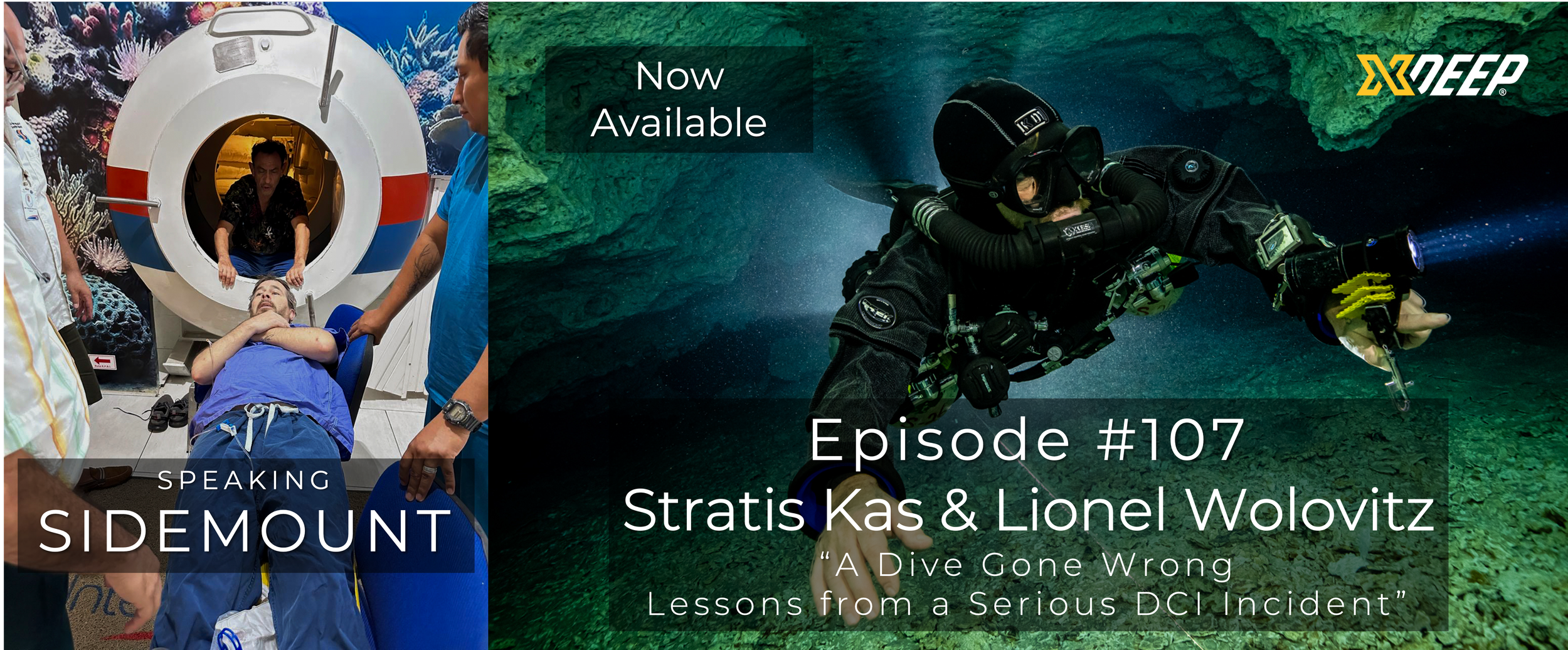 Sidemount Pros — Episode 107 Stratis Kas & Lionel Wolovitz - A Dive ...