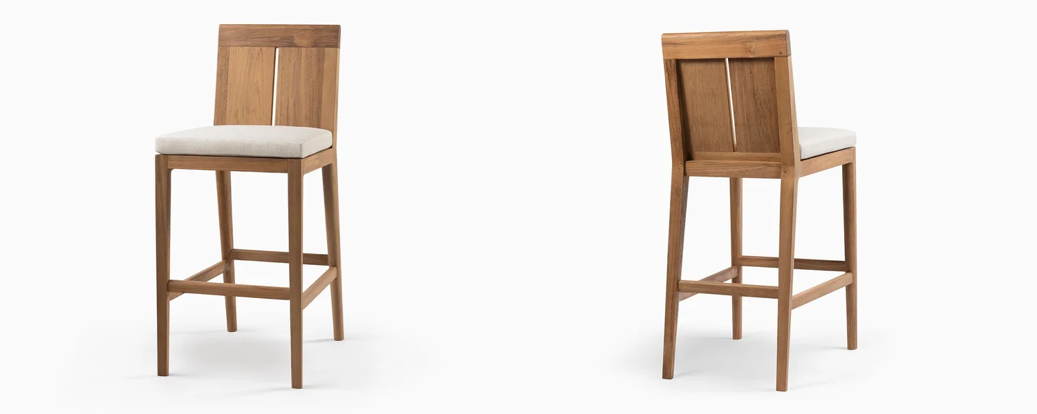Sand Dollar Bar Chair — LINK | Modern Luxury Furnishings For Indoor And ...