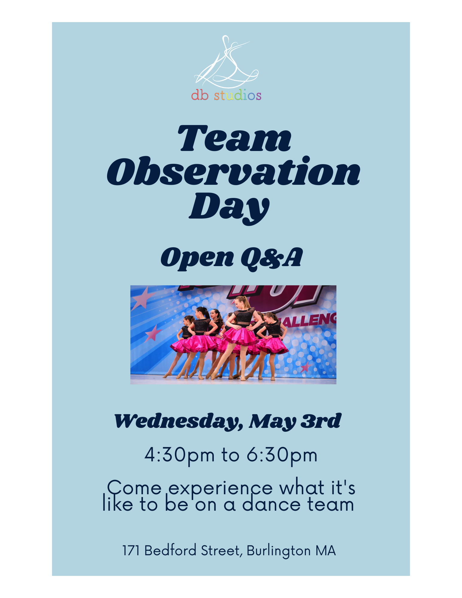 db studios — Team Observation Day