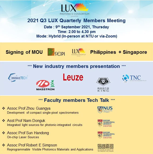 LUX Photonics Consortium Events Calendar — LUX Photonics Consortium