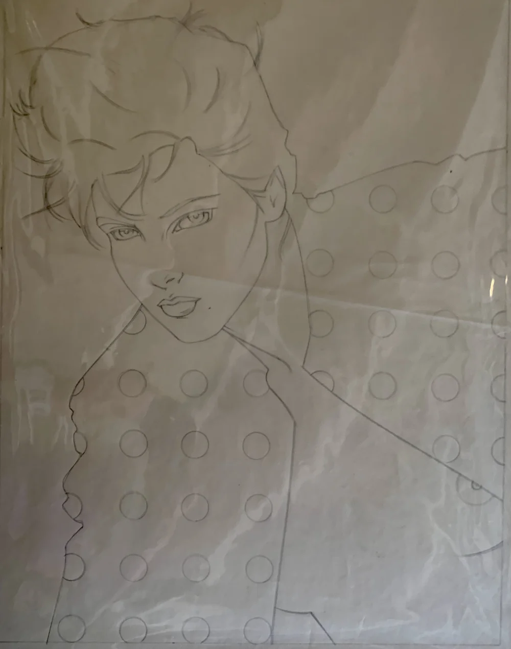 Patrick Drawing In Pencil