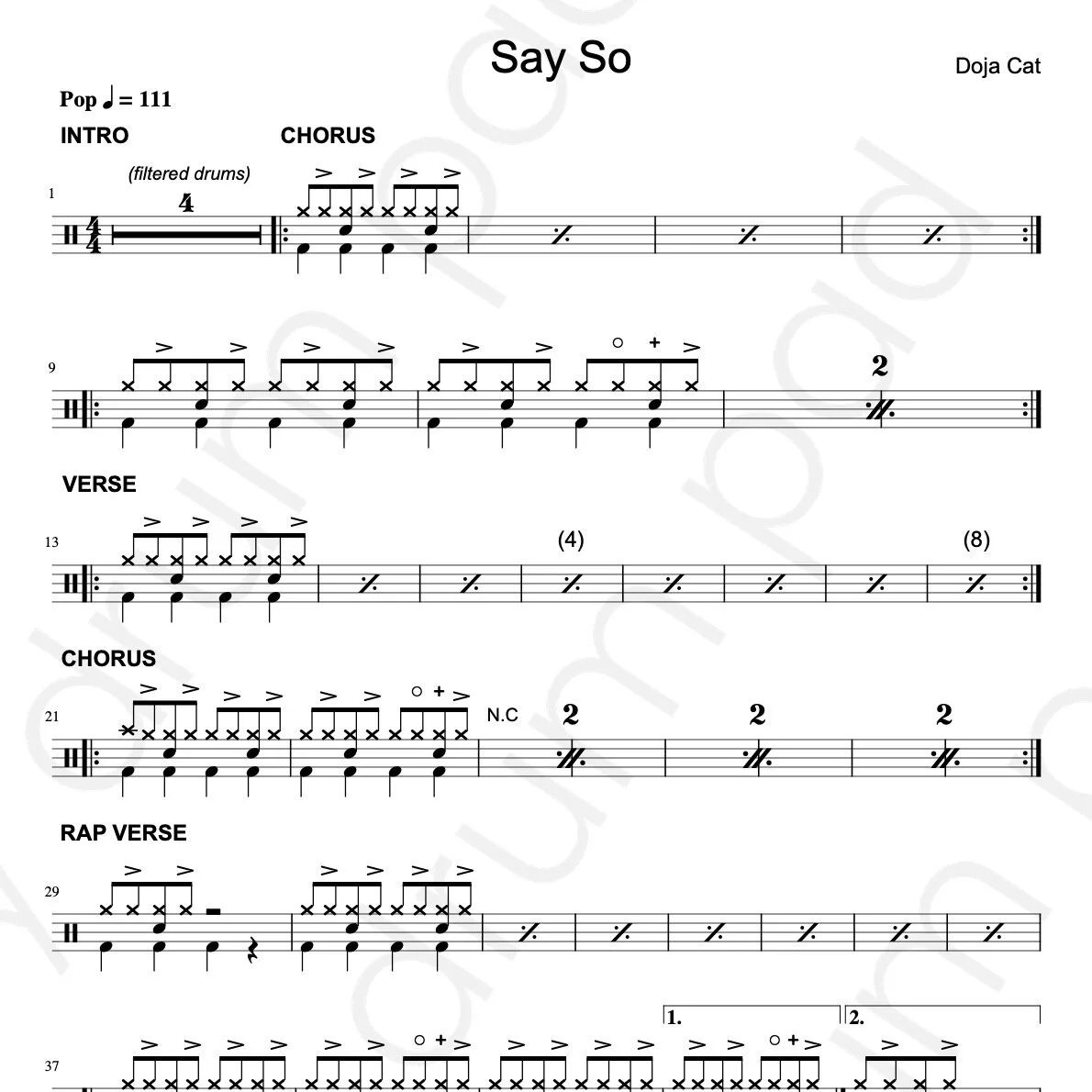 Doja Cat - Say So — ROSS COLLINS MUSIC