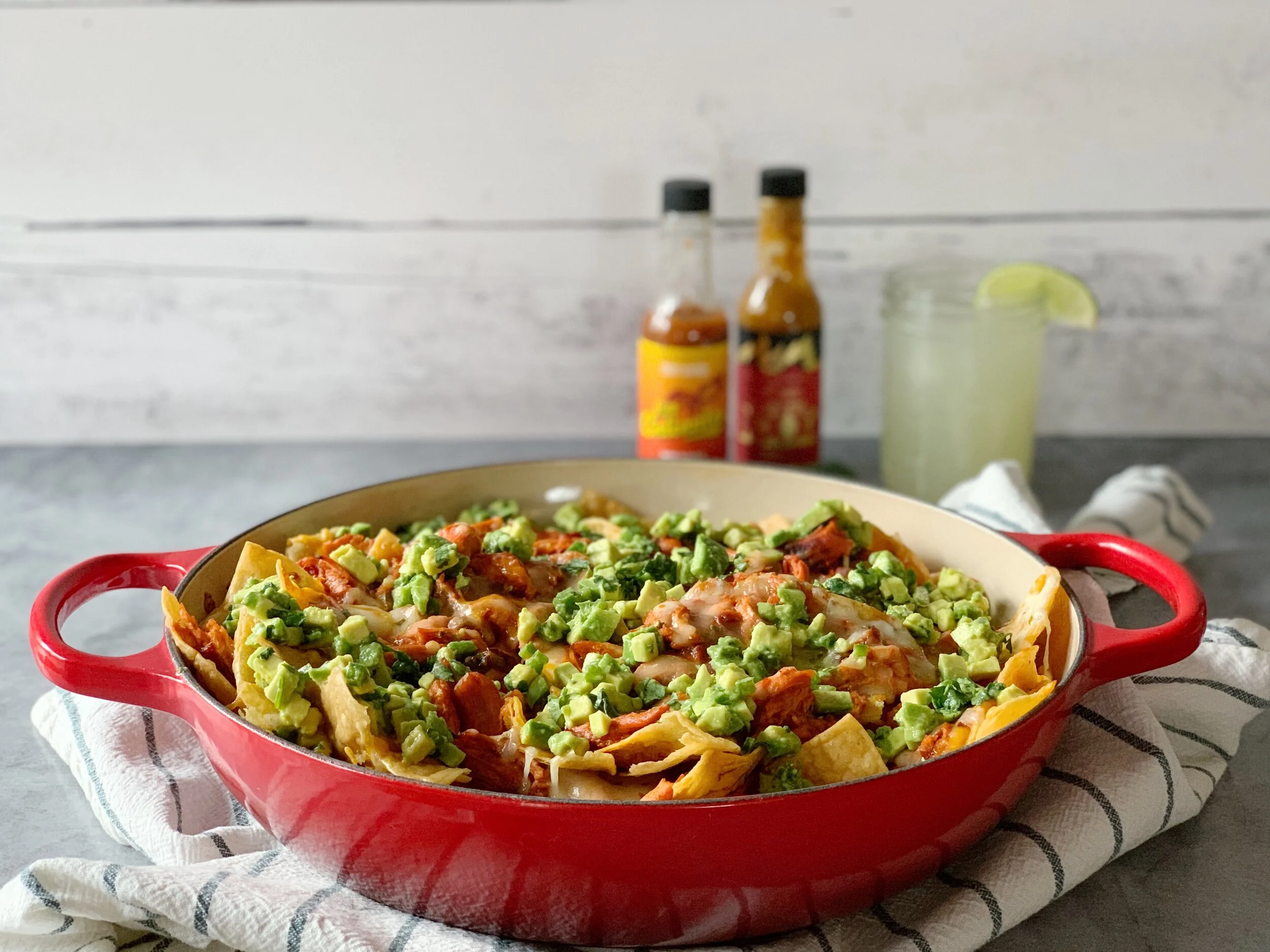 Chipotle Braised Chicken Nachos — Milford Kitchen