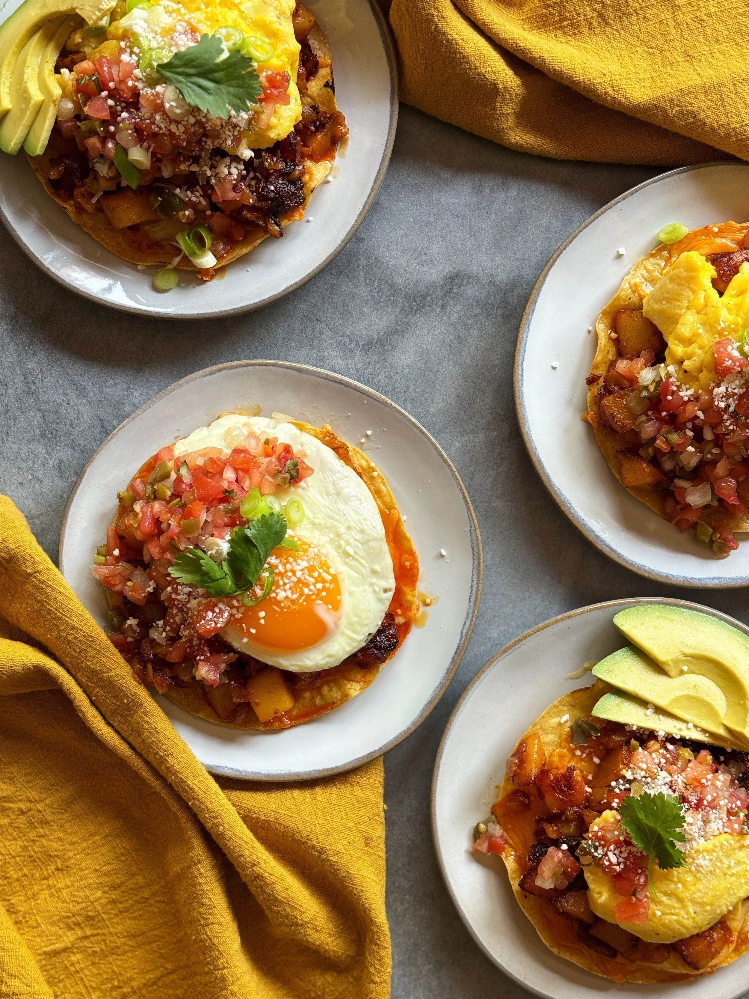 Chorizo Potato Breakfast Tostadas — Milford Kitchen
