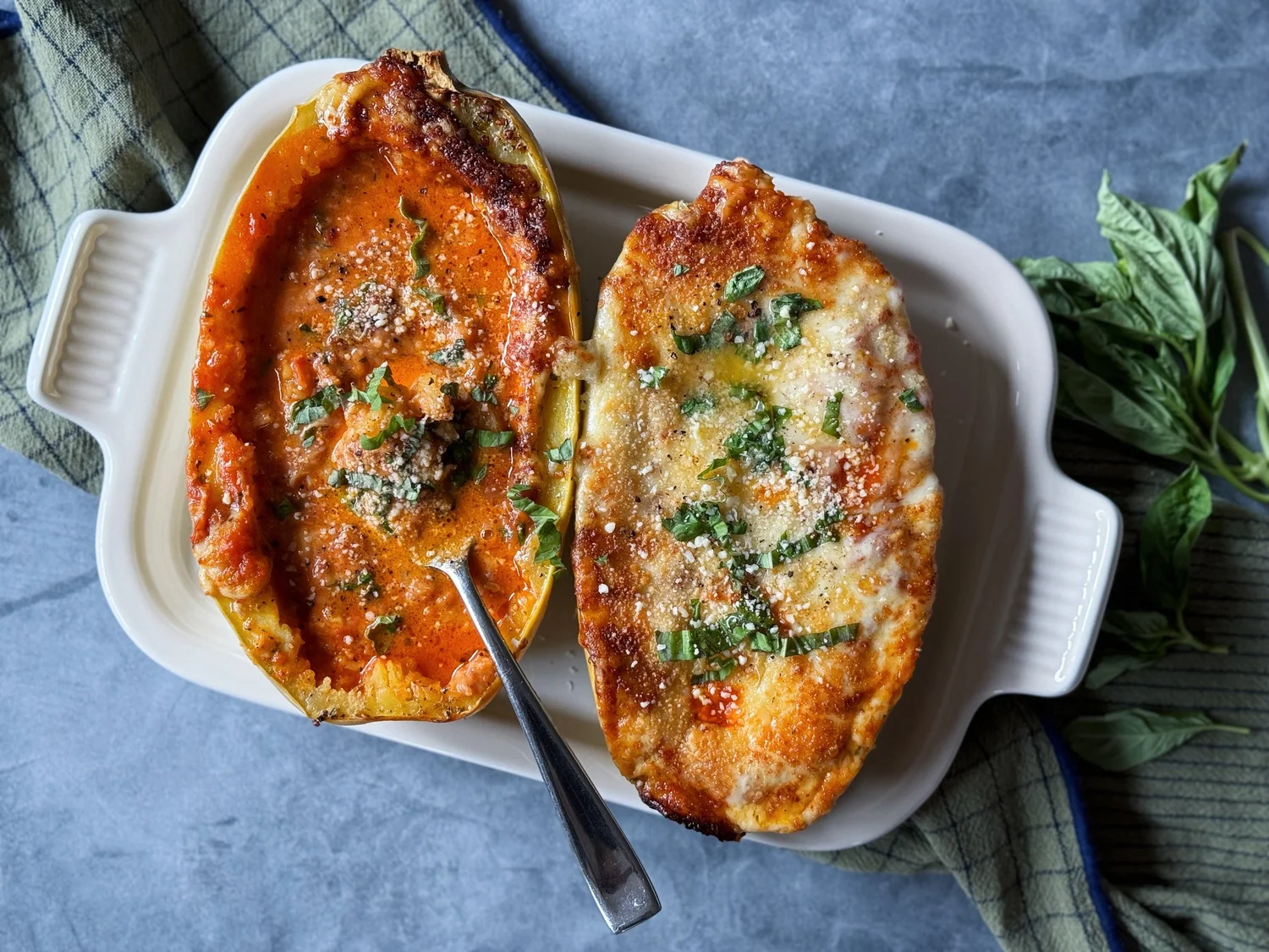 Spicy Garlic Italian Spaghetti Squash — Milford Kitchen