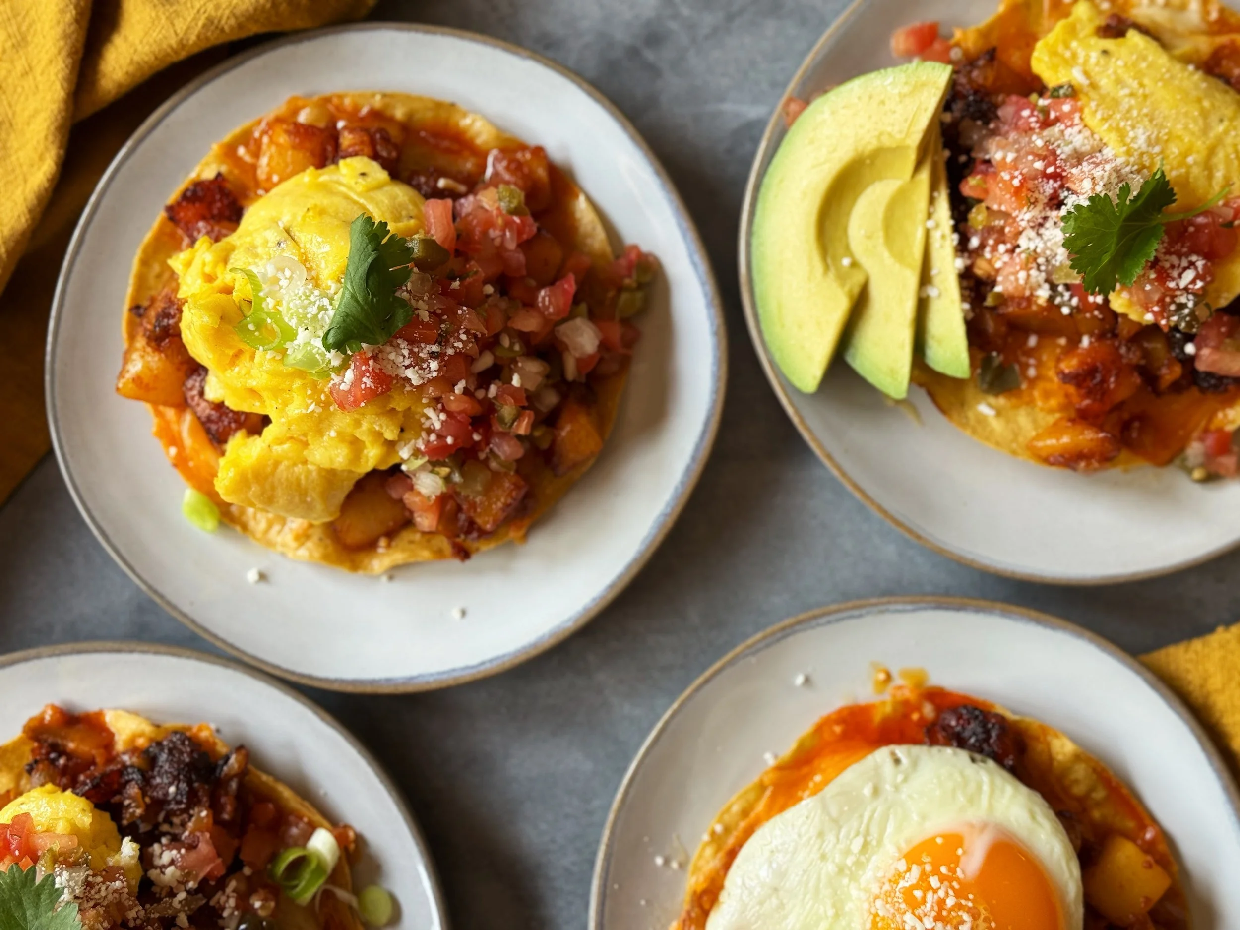 Chorizo Potato Breakfast Tostadas — Milford Kitchen