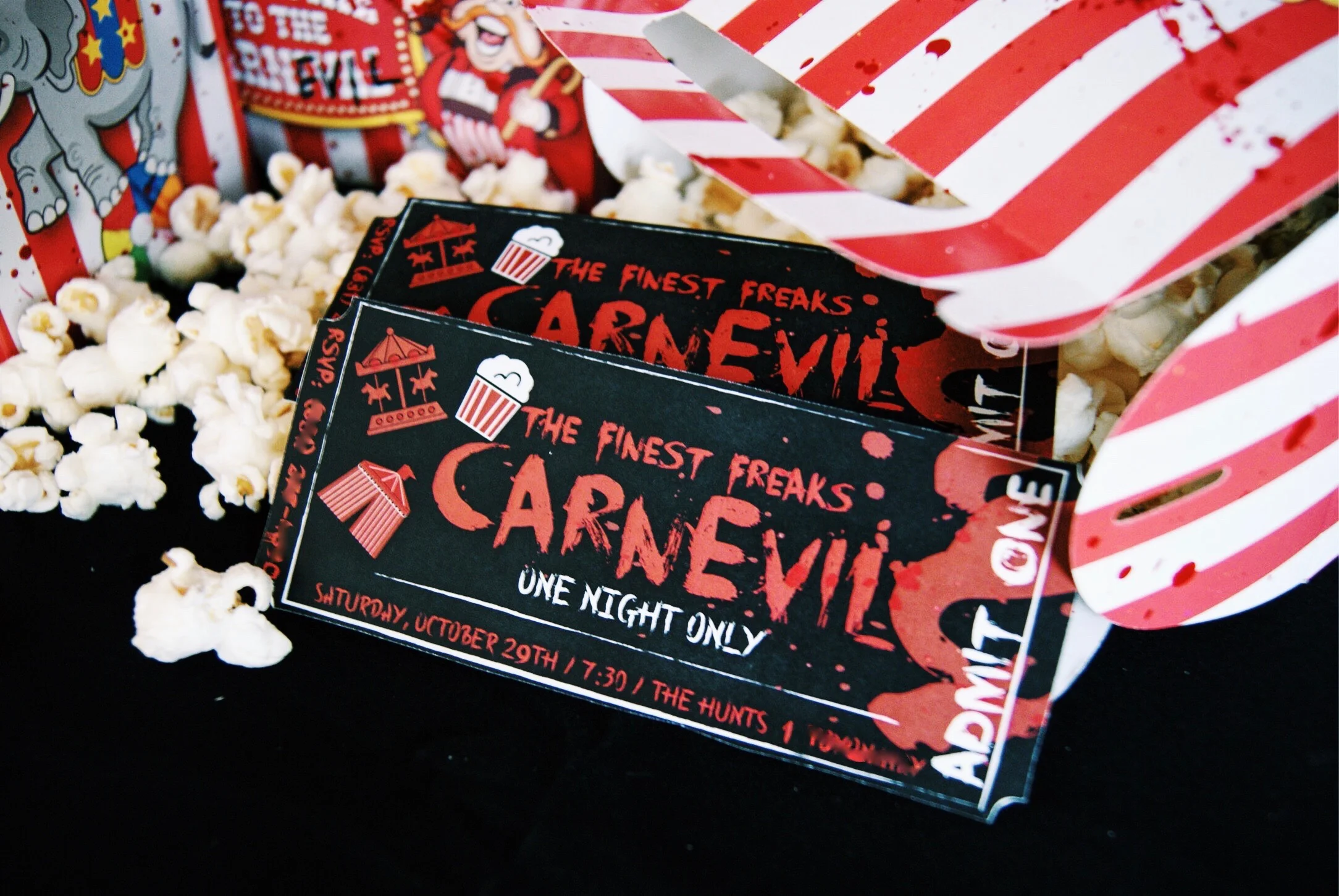 Halloween Invitations: CarnEvil Theme — Hello Ivy & Eve
