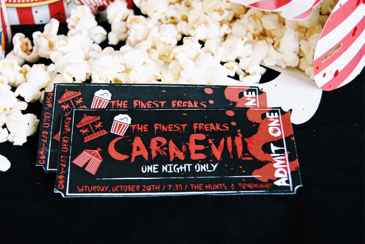 Halloween Invitations: CarnEvil Theme — Hello Ivy & Eve