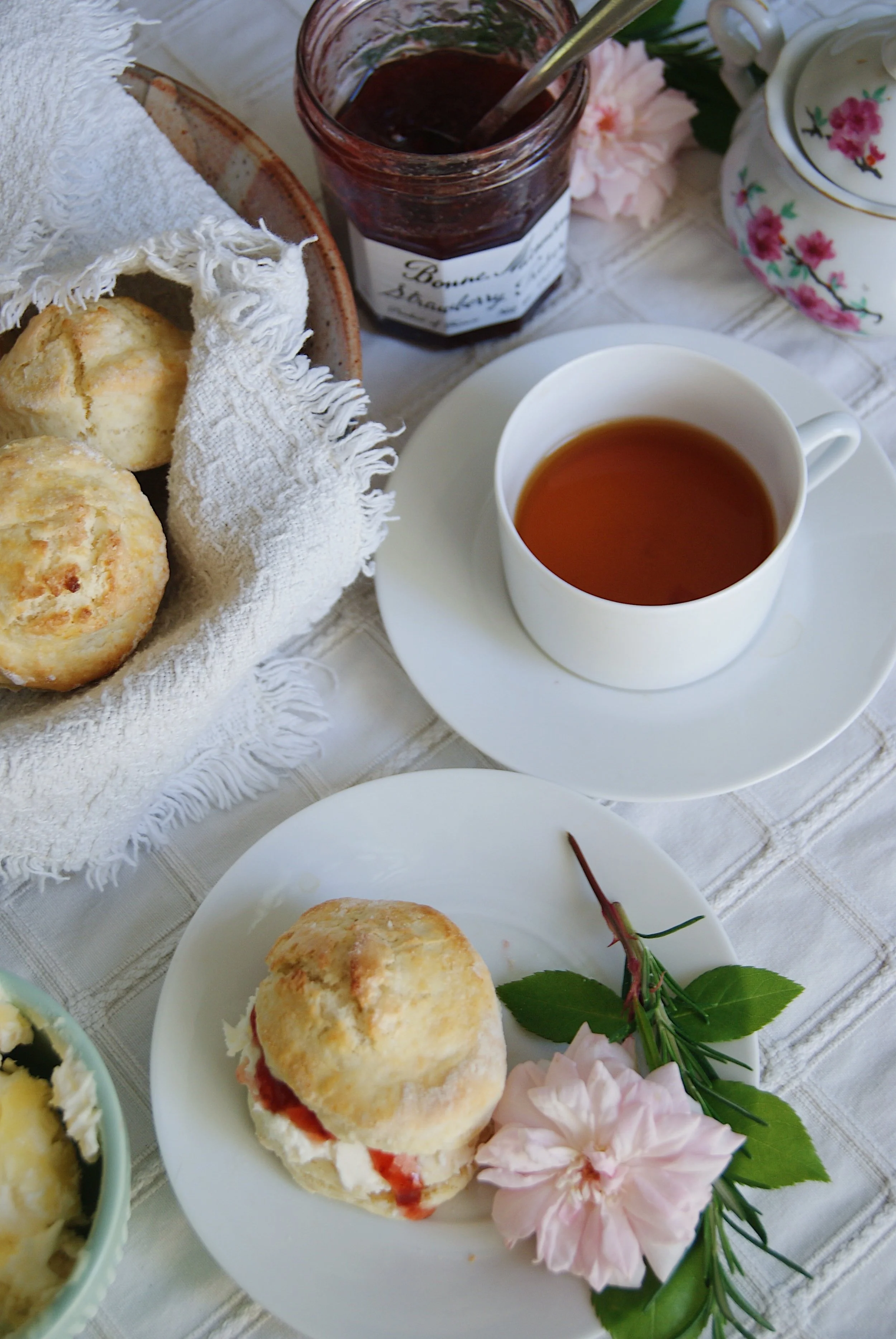 The Perfect Cream Tea (Clotted Cream & Scone Recipe) — Hello Ivy & Eve