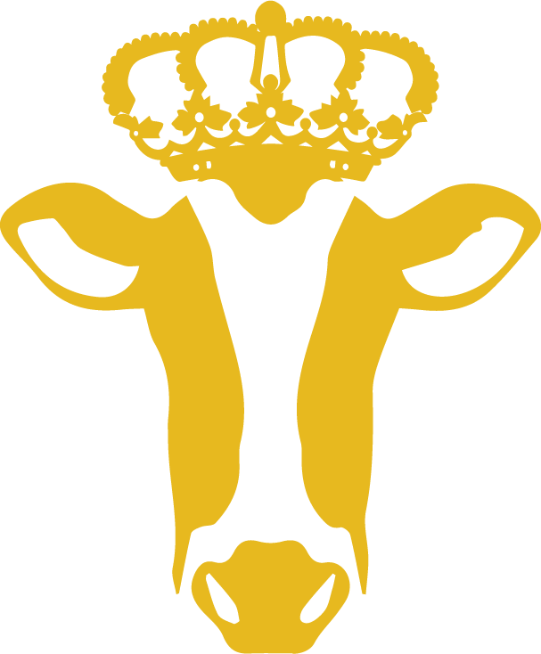 Gold Cow Logo Graphic Design
