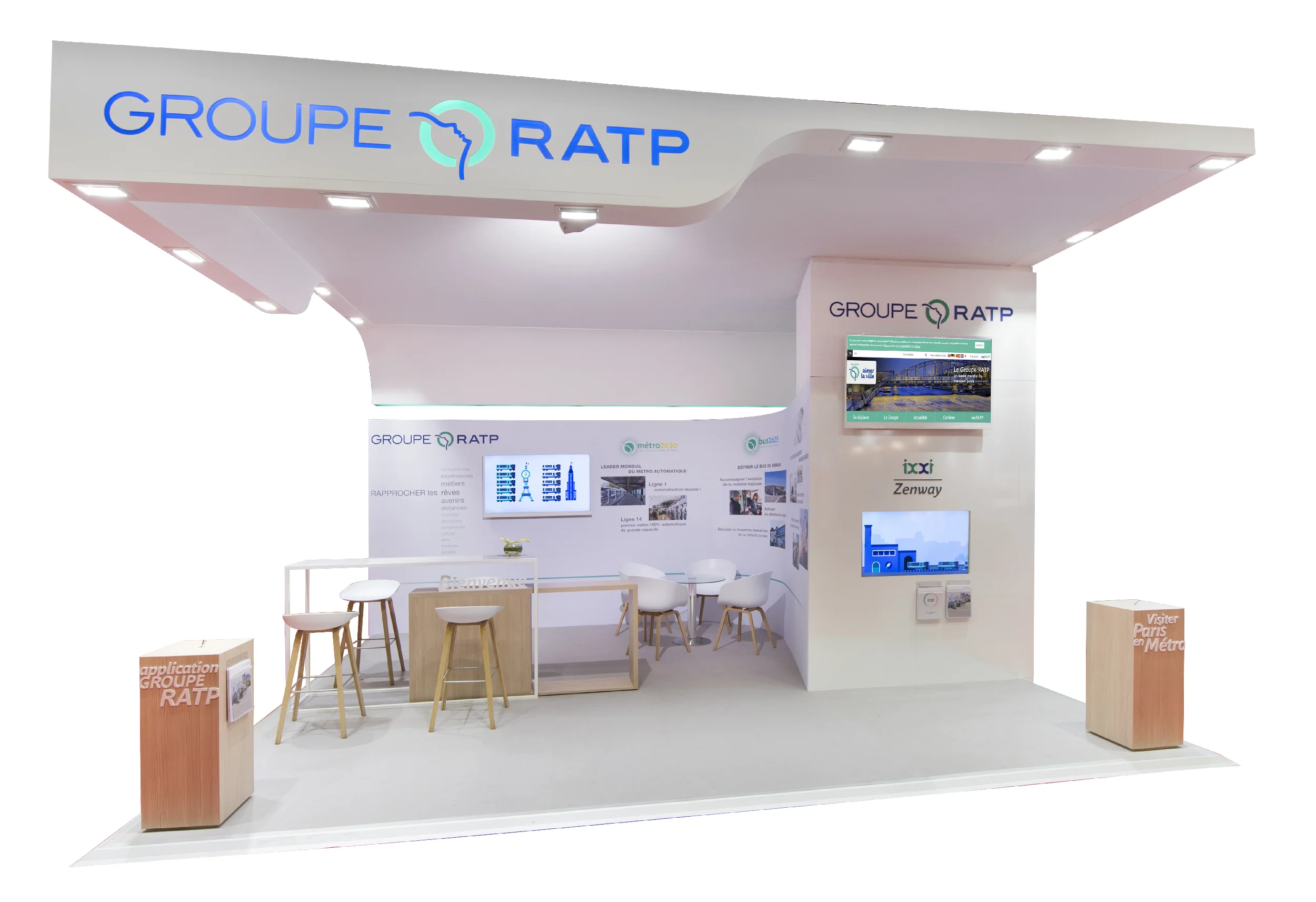 Nouveau stand Groupe RATP au salon des maires d'Ile-de-France (AMIF ...