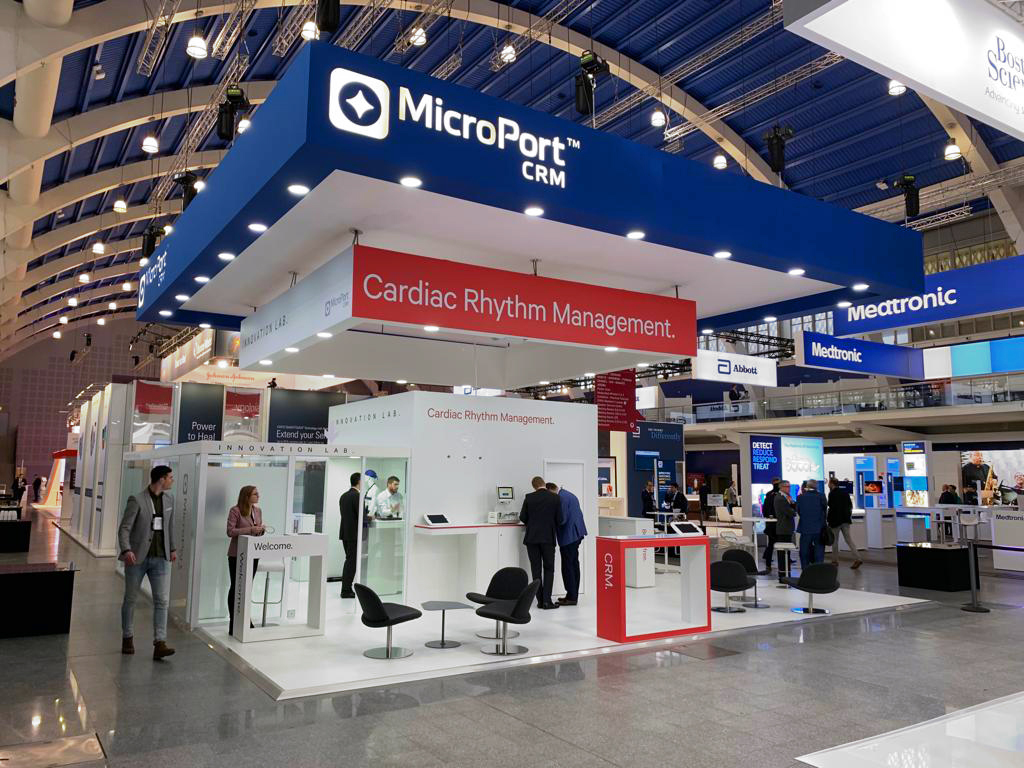 Stand Microport CRM au salon EHRA 2019, Lisbonne — NARRATIVE Espace ...