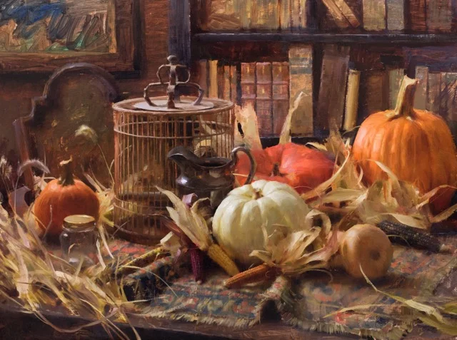 2025 Daniel Keys - Still Life with Flowers & Fruit, in Oil (9/22-9/25 ...