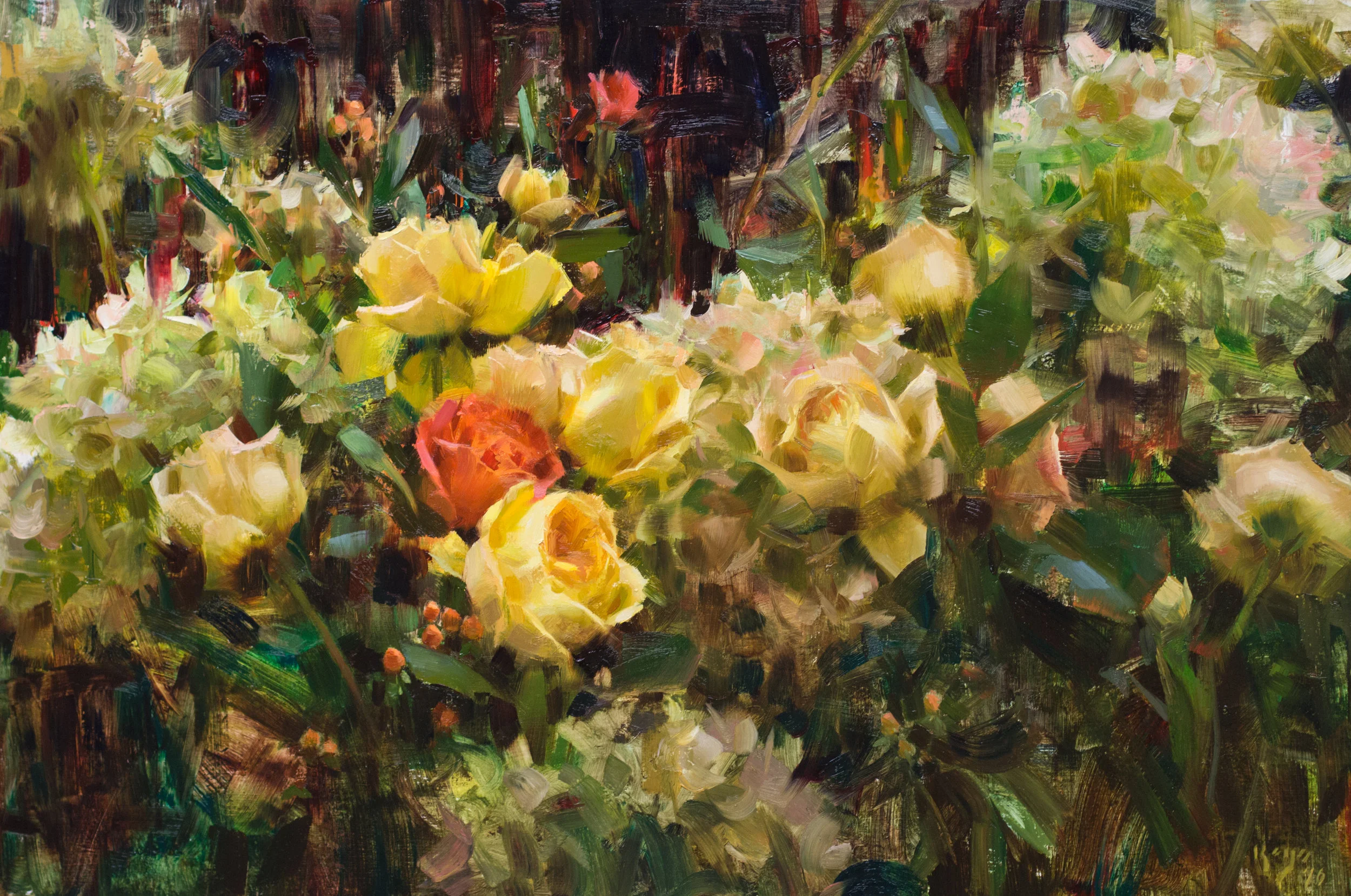 2025 Daniel Keys - Still Life with Flowers & Fruit, in Oil (9/22-9/25 ...