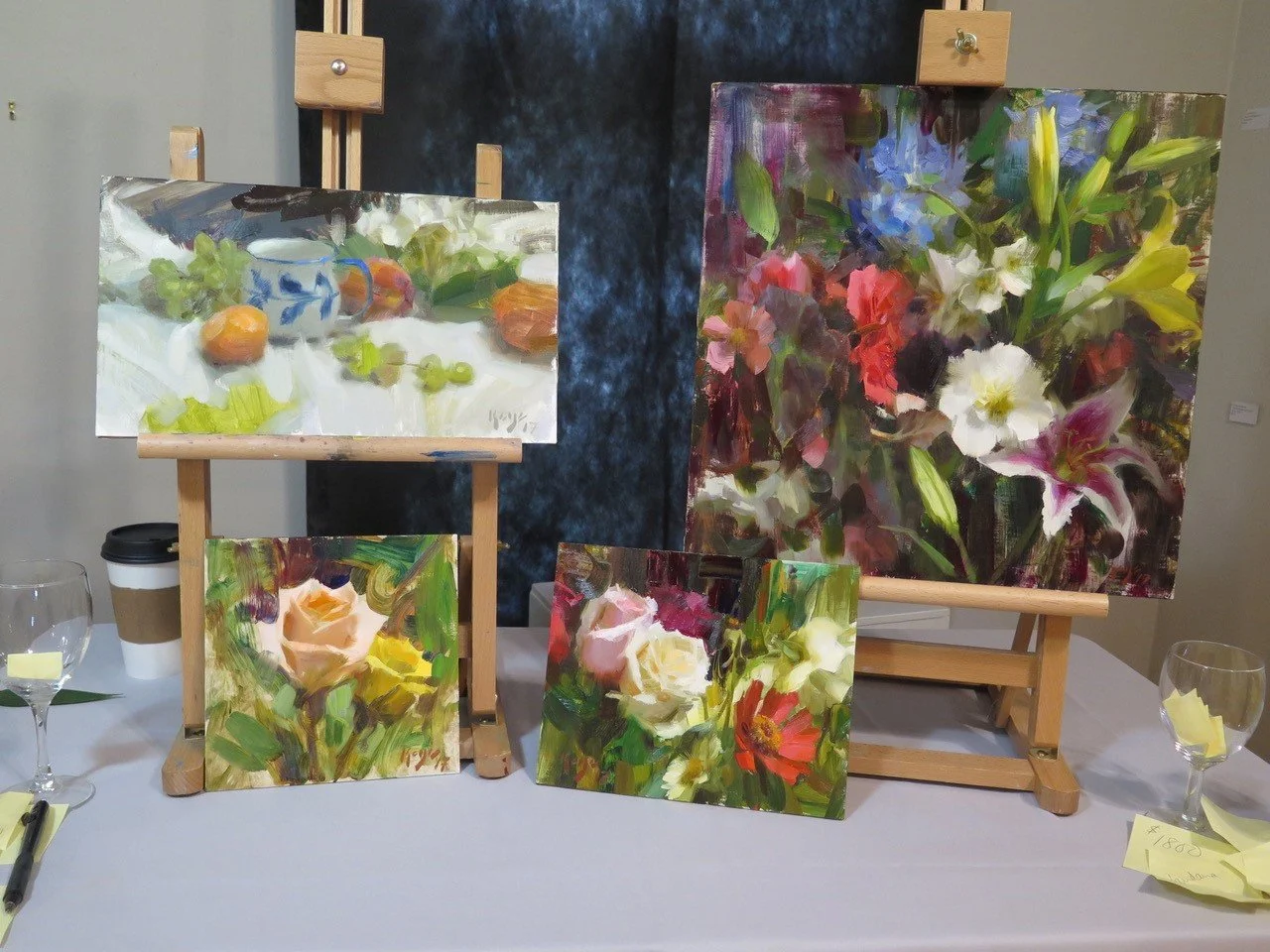 2024 Daniel Keys - Still Life with Flowers, in Oil (9/23-9/26 ...