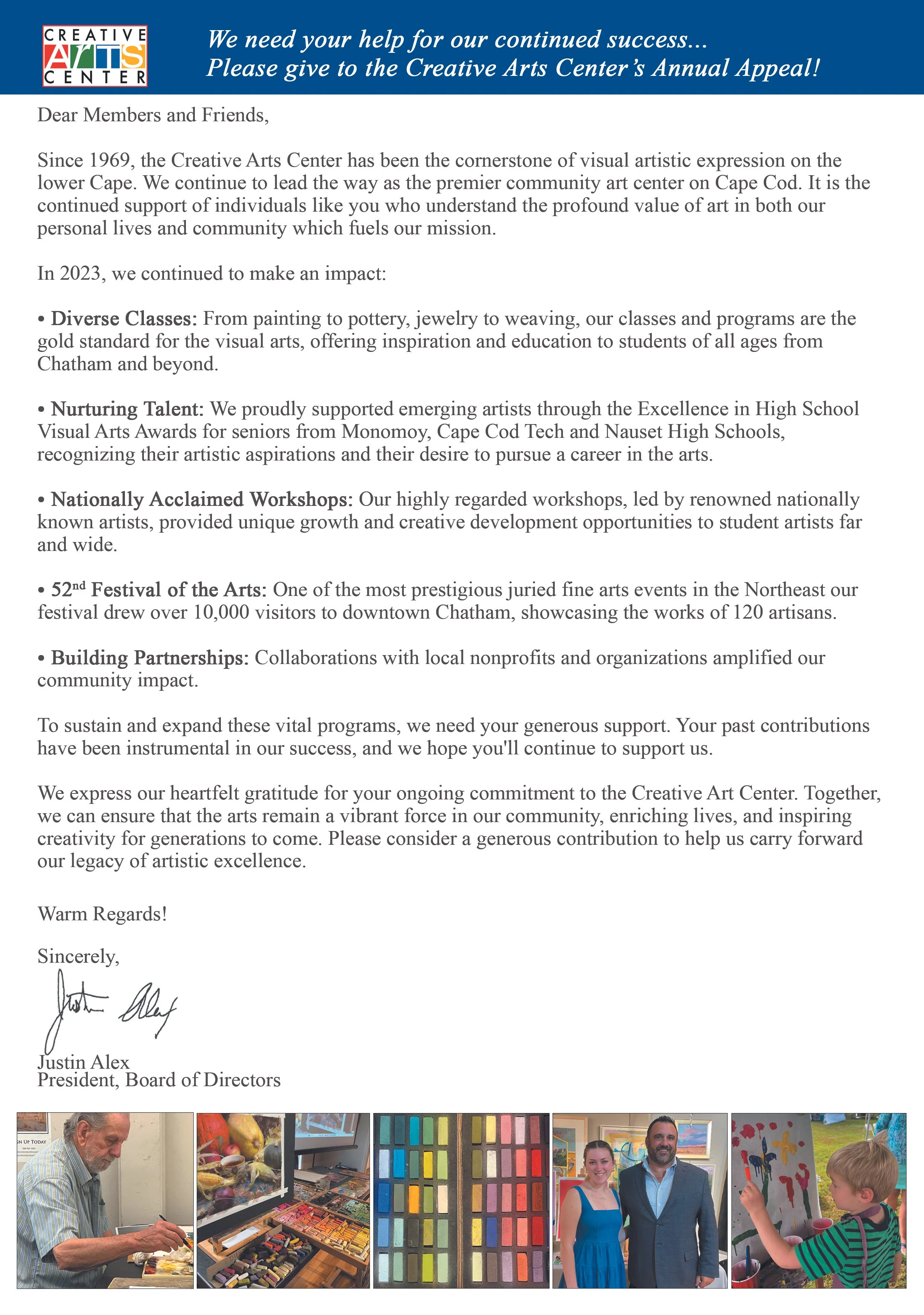 Annual Appeal — Creative Arts Center