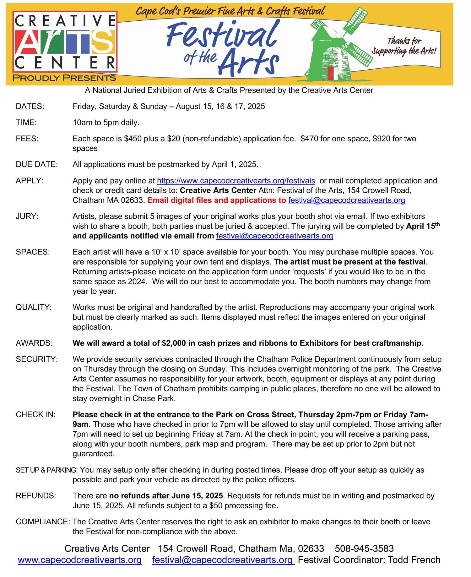 Festival — Creative Arts Center