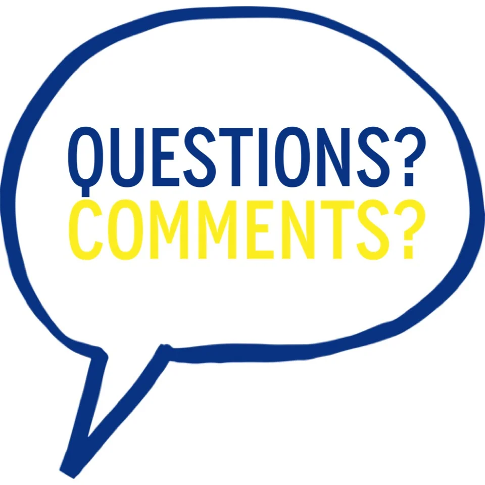 Questions Comments Clipart