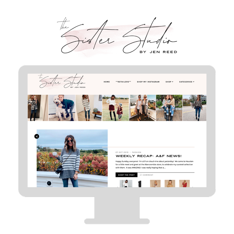 The Sister studio — Customizable Squarespace, Shopify, & WordPress Site ...