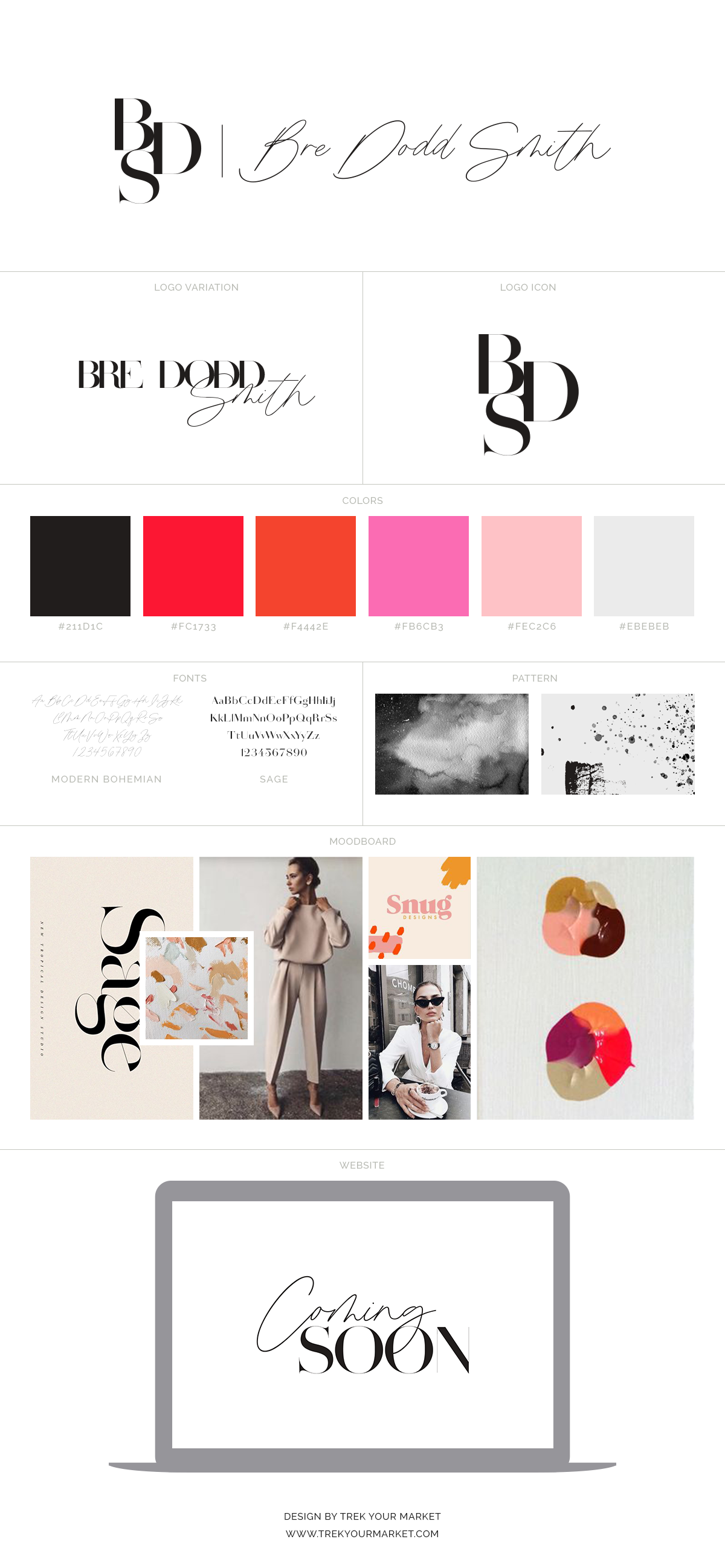Custom Brand and Logo Design — Customizable Squarespace & WordPress ...