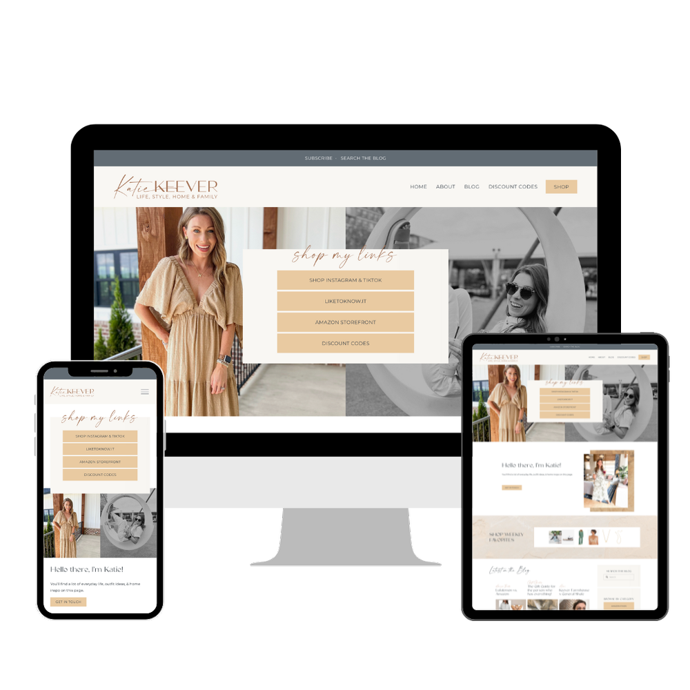 Katie Keever launch! — Customizable Squarespace, Shopify, & WordPress ...