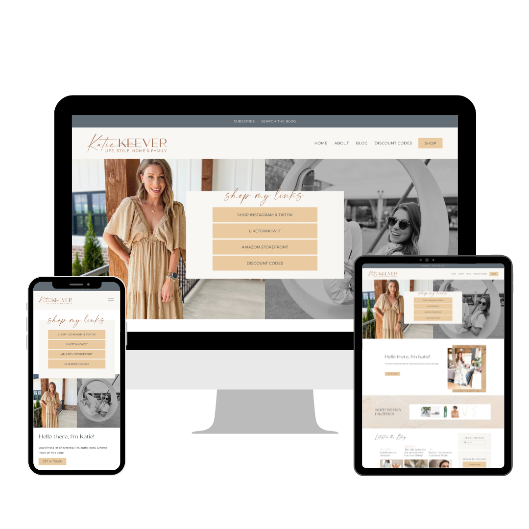 Katie Keever launch! — Customizable Squarespace, Shopify, & WordPress ...