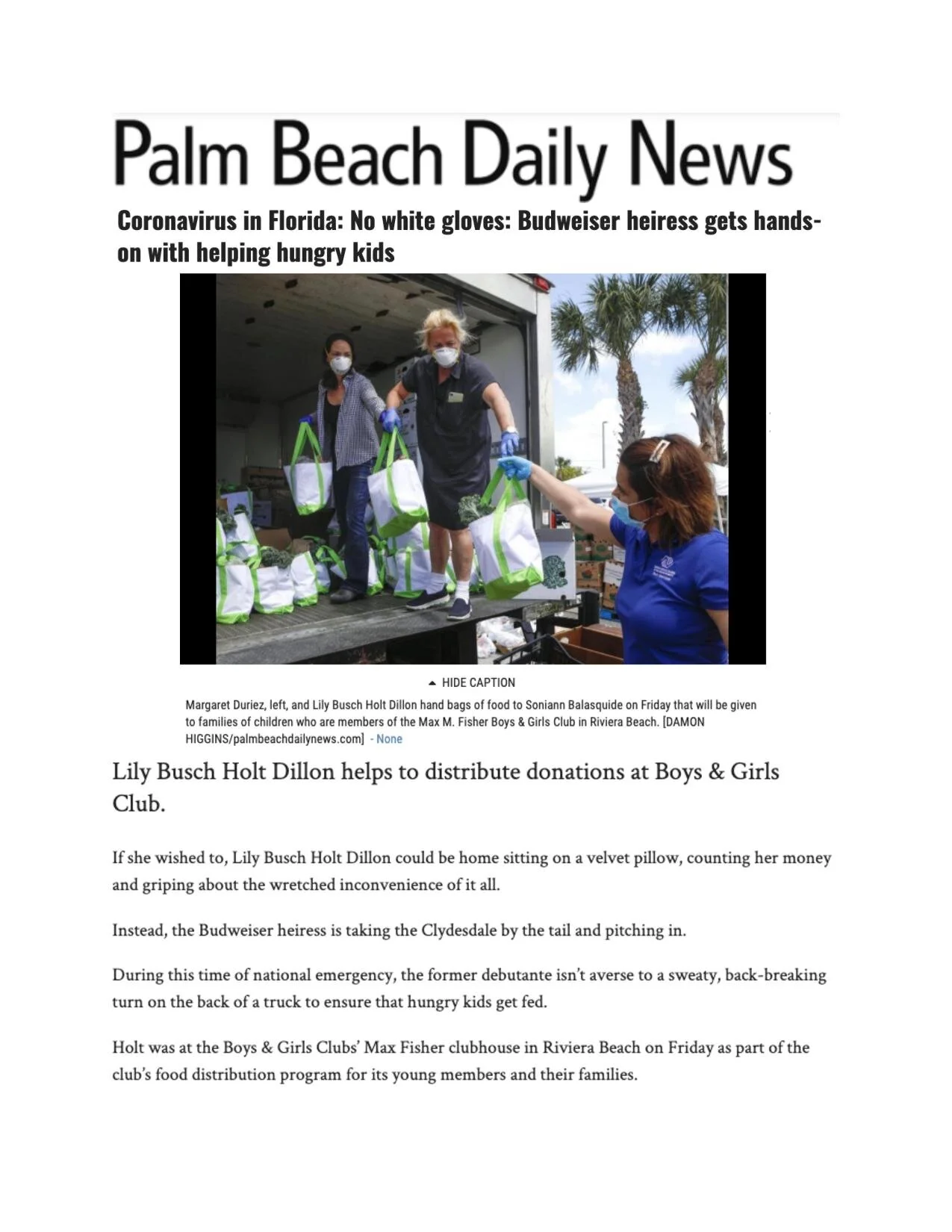 Palm Beach Daily Newspaper