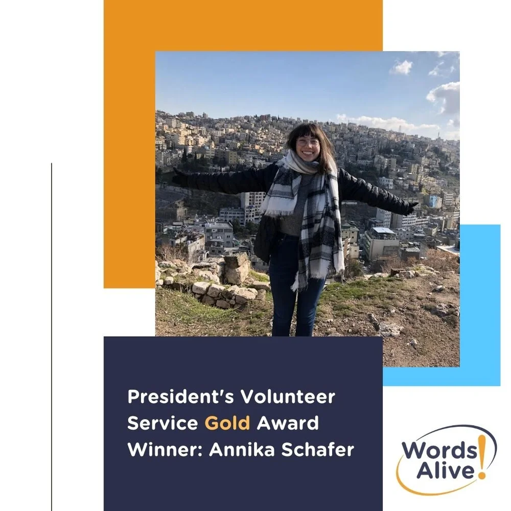 Congrats to our President's Volunteer Service Award Winners! — Words Alive