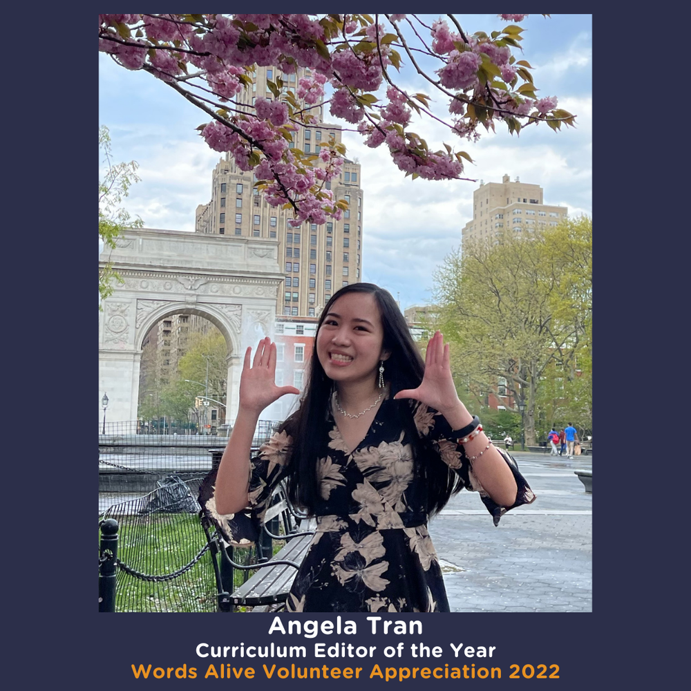 Plot Twist: 2022 Curriculum Editor of the Year Angela Tran — Words Alive