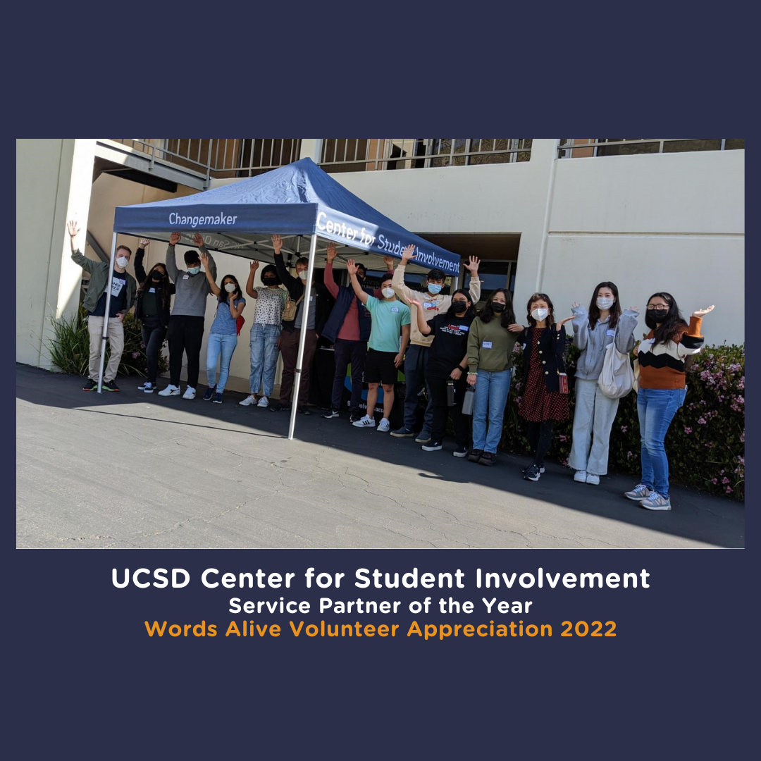 Plot Twist: 2022 Service Partner of the Year UCSD Center for Student ...
