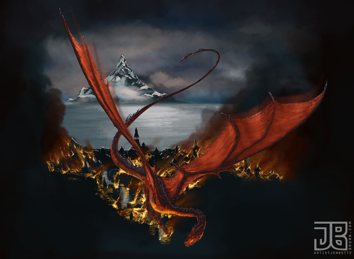Smaug Dragon Wallpaper
