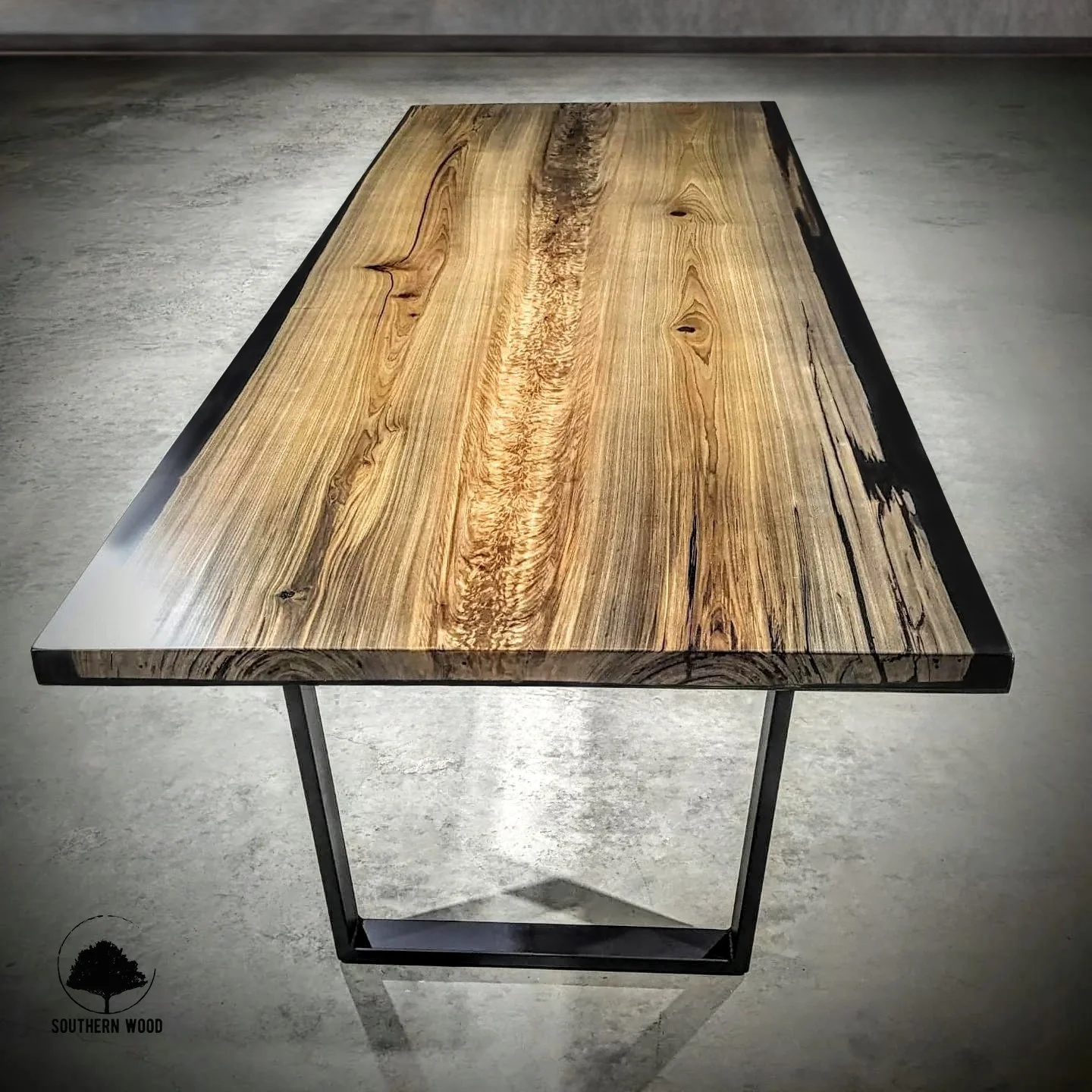 custom live edge dining table, wood slab, reclaimed mantel, sinker ...