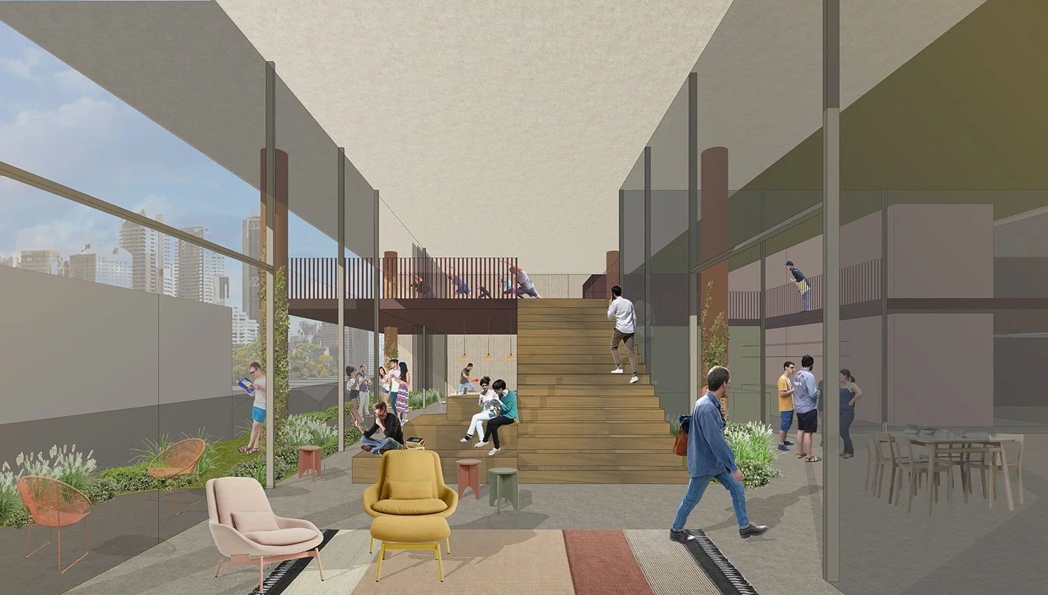 Hybrid Housing Model | Bent Architecture