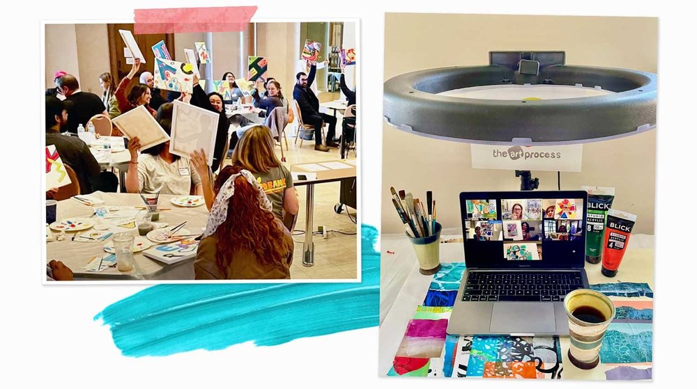 Corporate team building art & painting activities — The Art Process ...