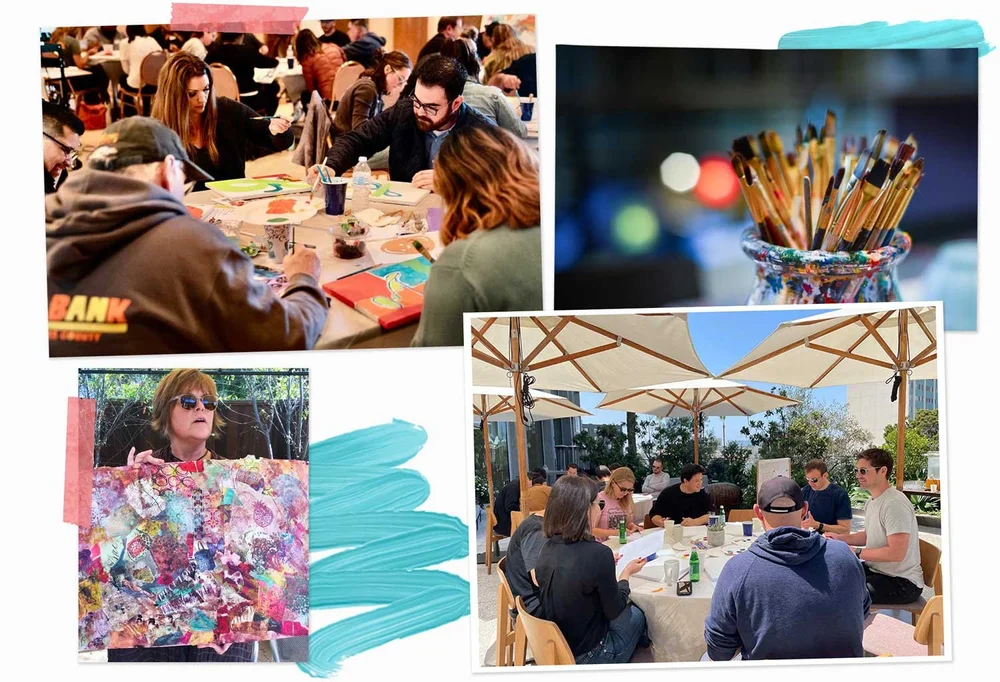 Corporate team building art & painting activities — The Art Process ...