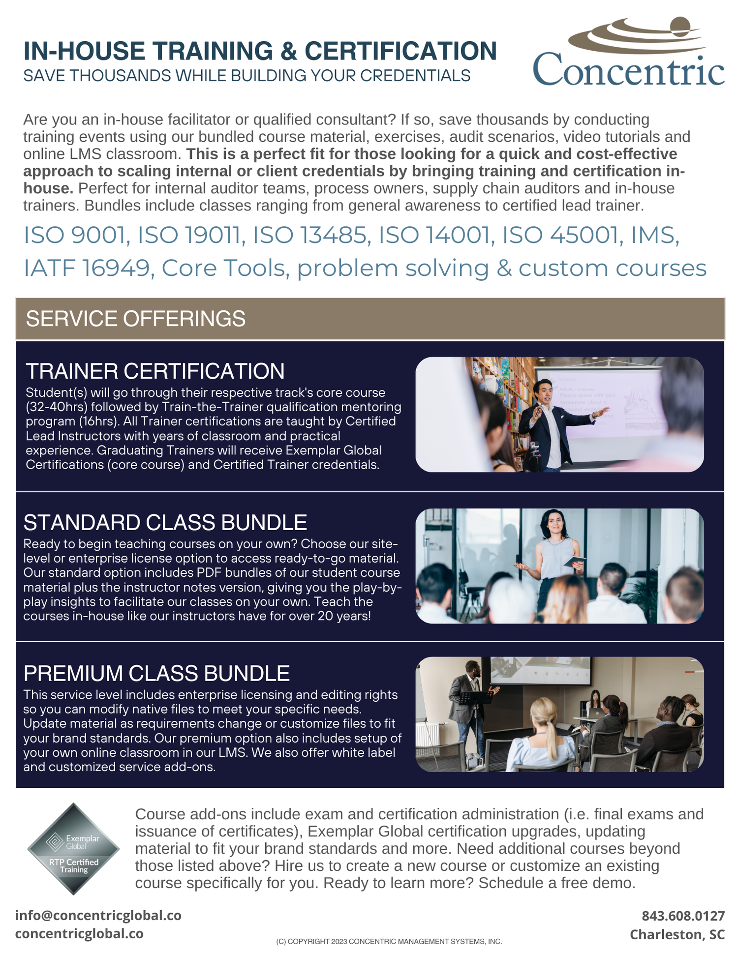 QMS Corporate Training & Certification | Concentric Global