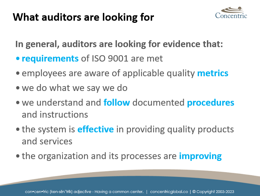 Tips On Preparing for an Audit | Concentric Global