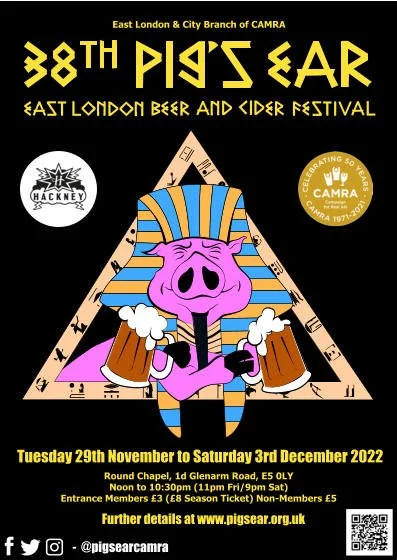 38th Pigs Ear Beer Festival 2022 — Round Chapel