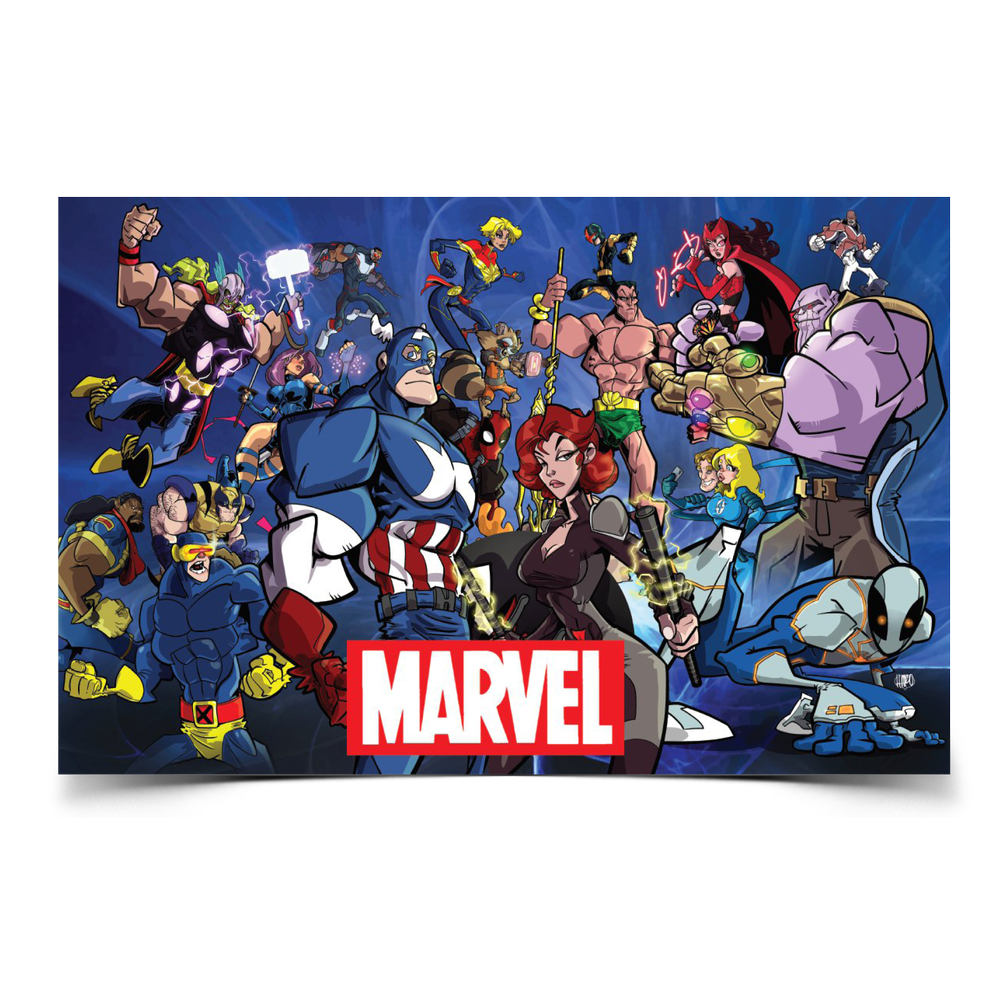 Marvel Poster All Characters