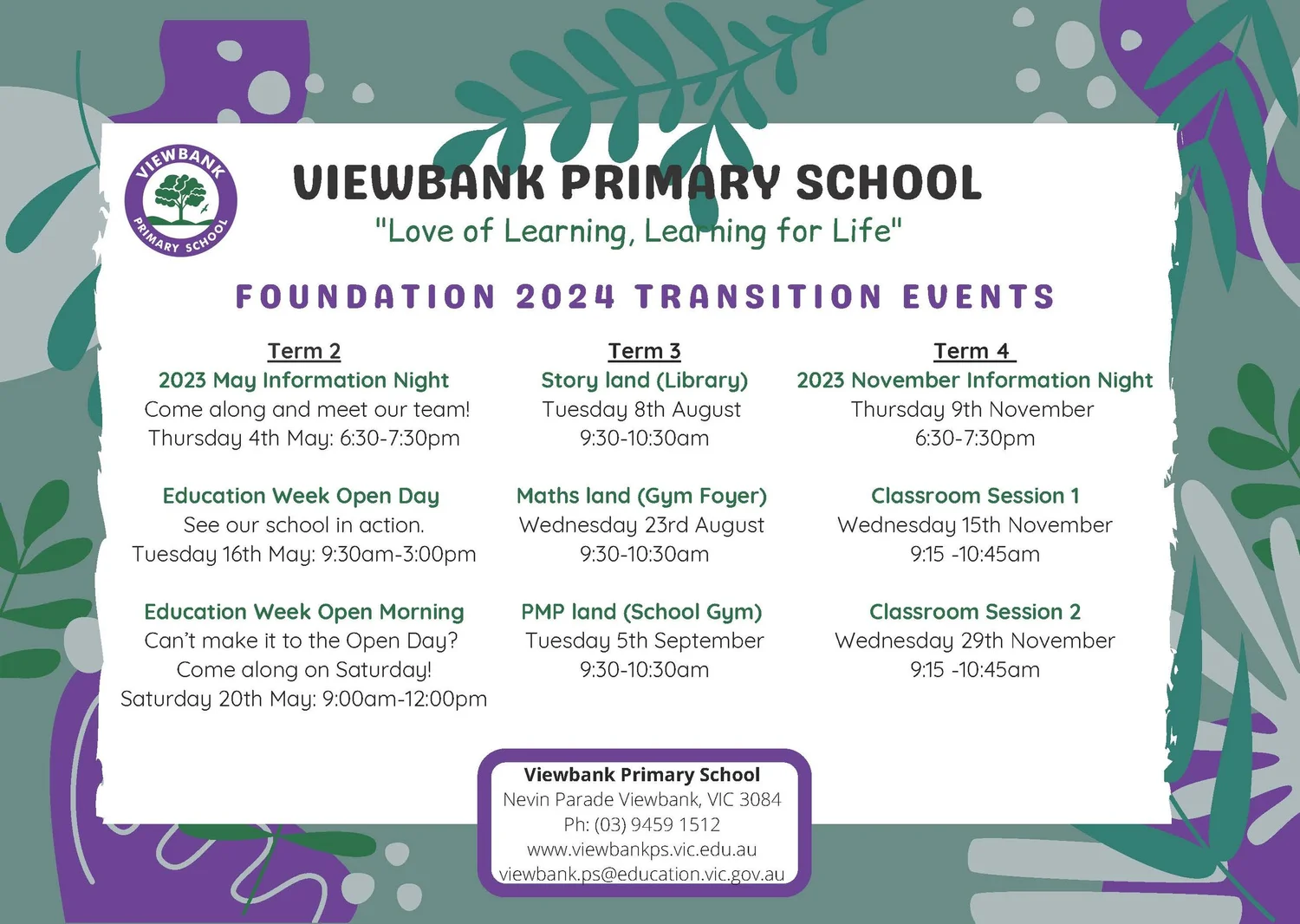 NEWS — Viewbank Primary School