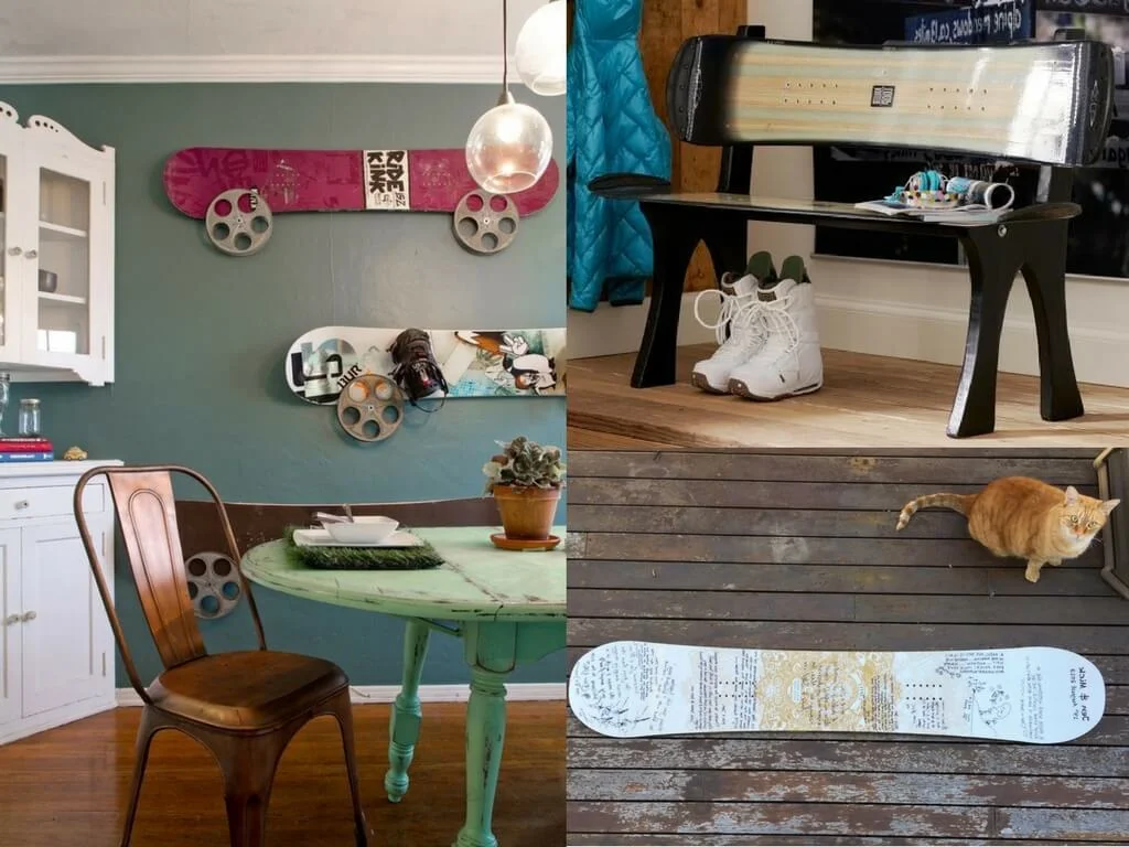 8 Awesome Ways To Upcycle Your Old Skis
