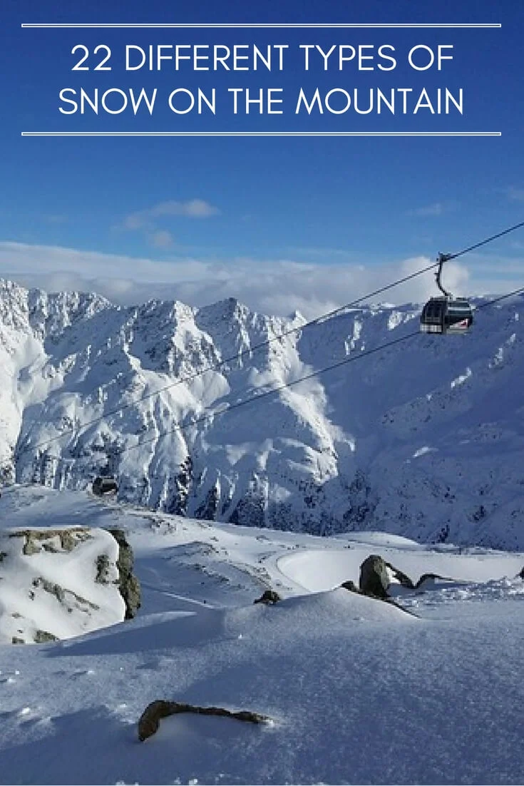 22 Different Types Of Snow On The Mountain