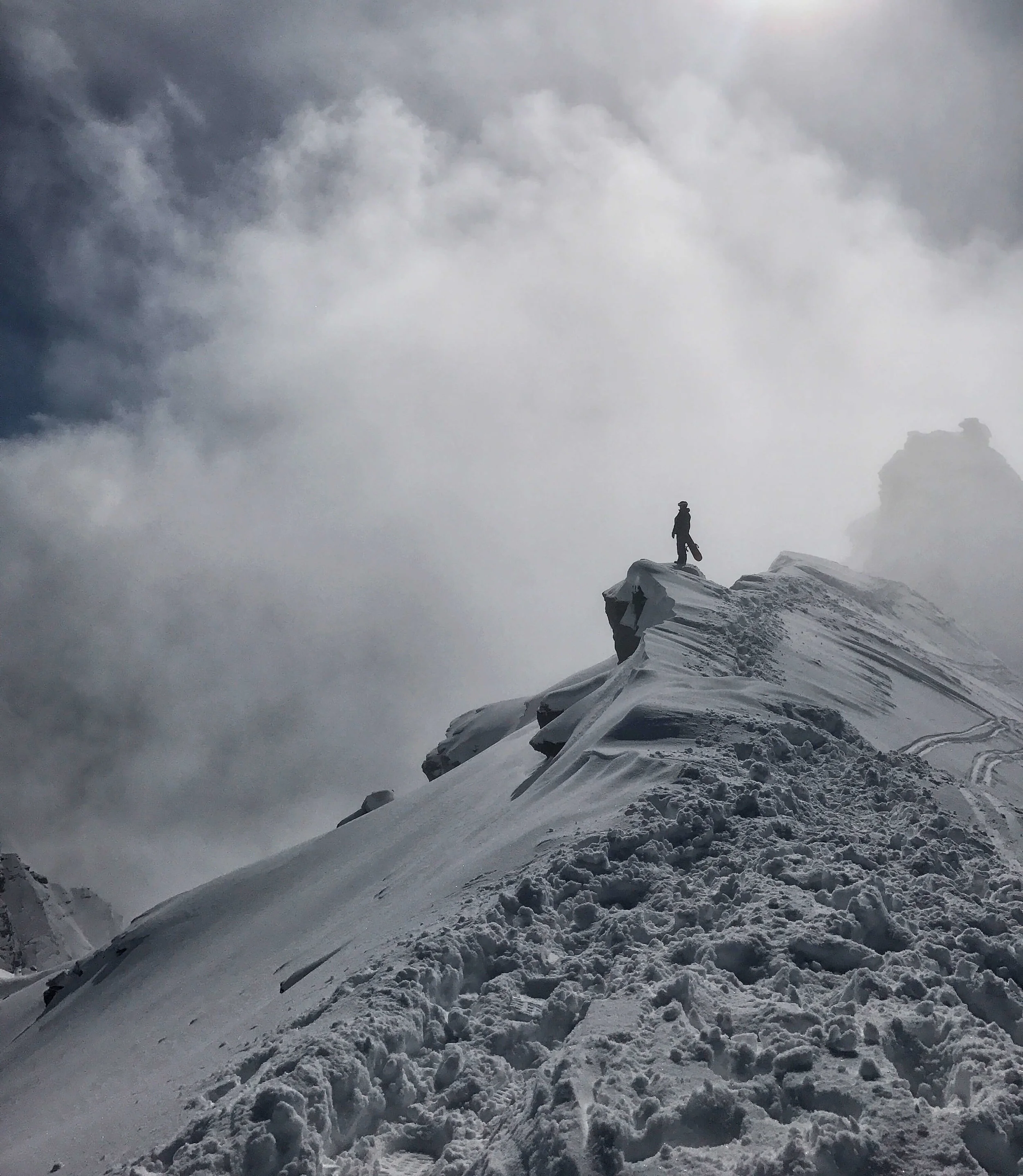 Snowboarding and Skiing at Treble Cone, Wanaka, New Zealand