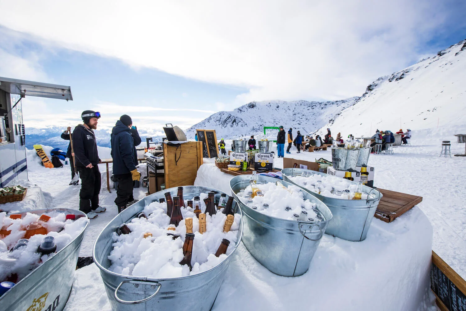 Snowboarding And Skiing At The Remarkables, Queenstown, New Zealand ...