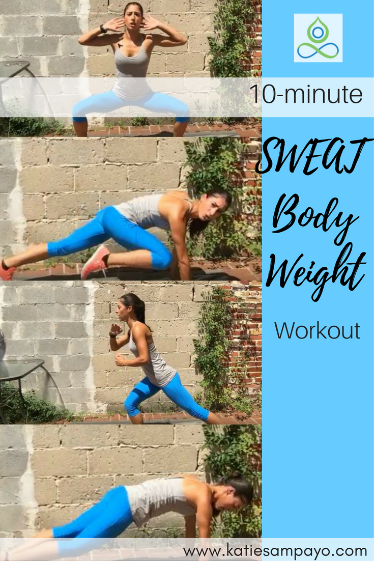 10 Minute Total-Body SWEAT Workout - Katie Sampayo