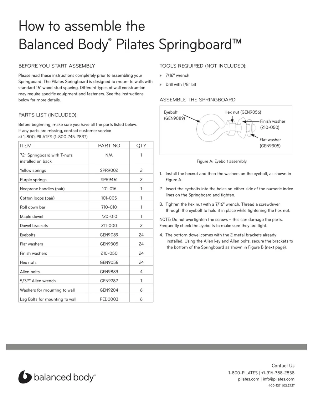 Springboard Installation | Enhance Your Practice — Ellie Herman Pilates