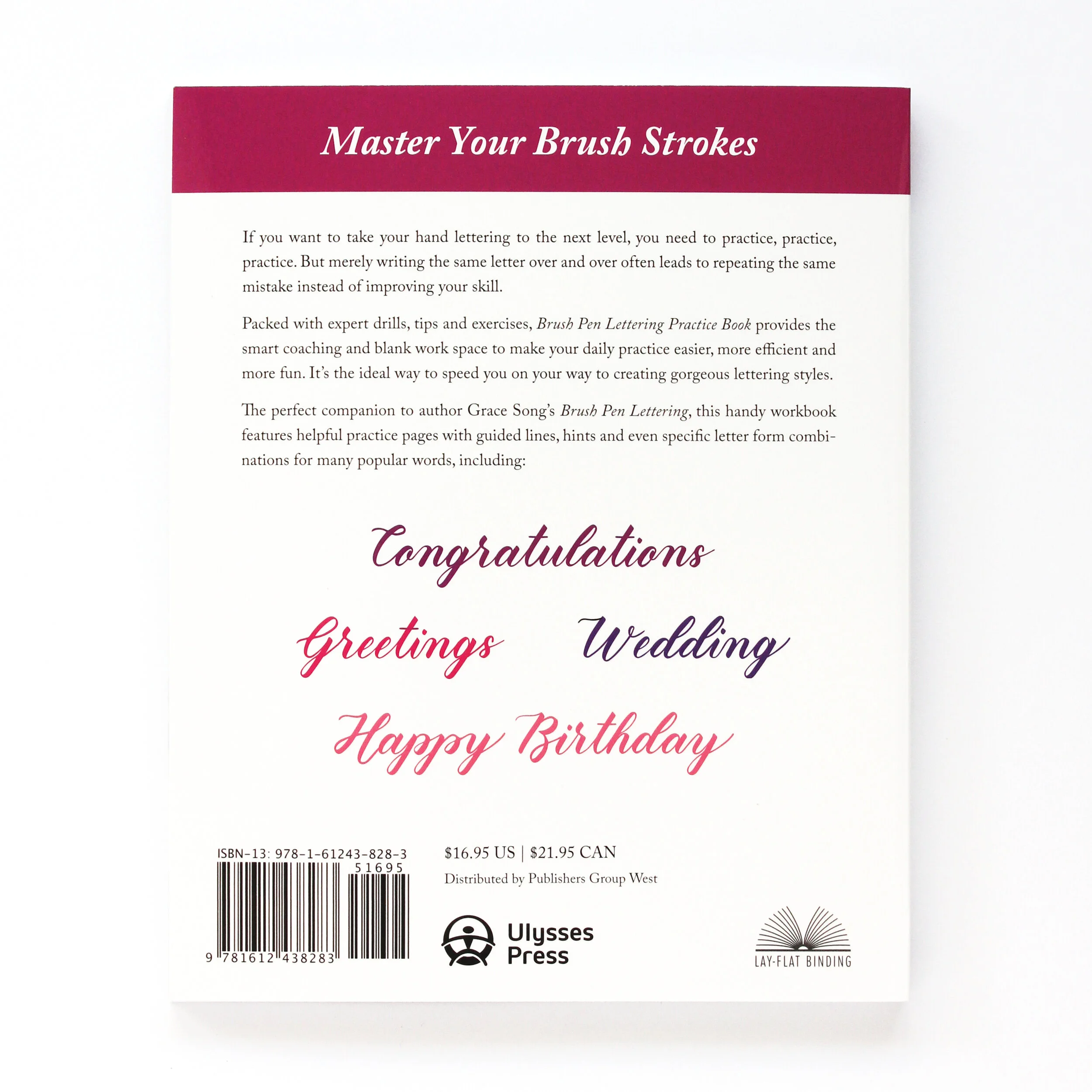 Brush Pen Lettering Practice Book — Grace Song Calligraphy