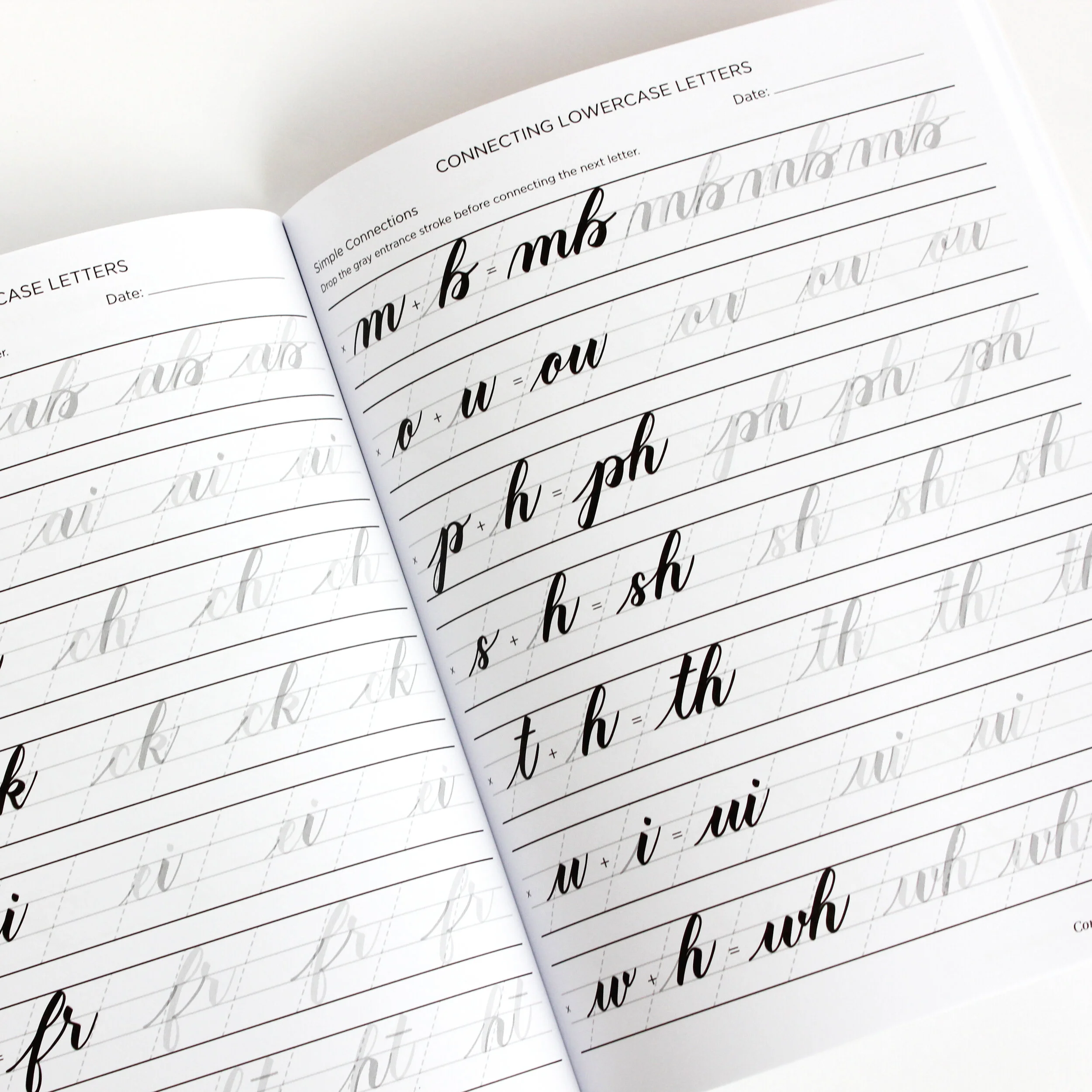 Brush Pen Lettering Practice Book — Grace Song Calligraphy